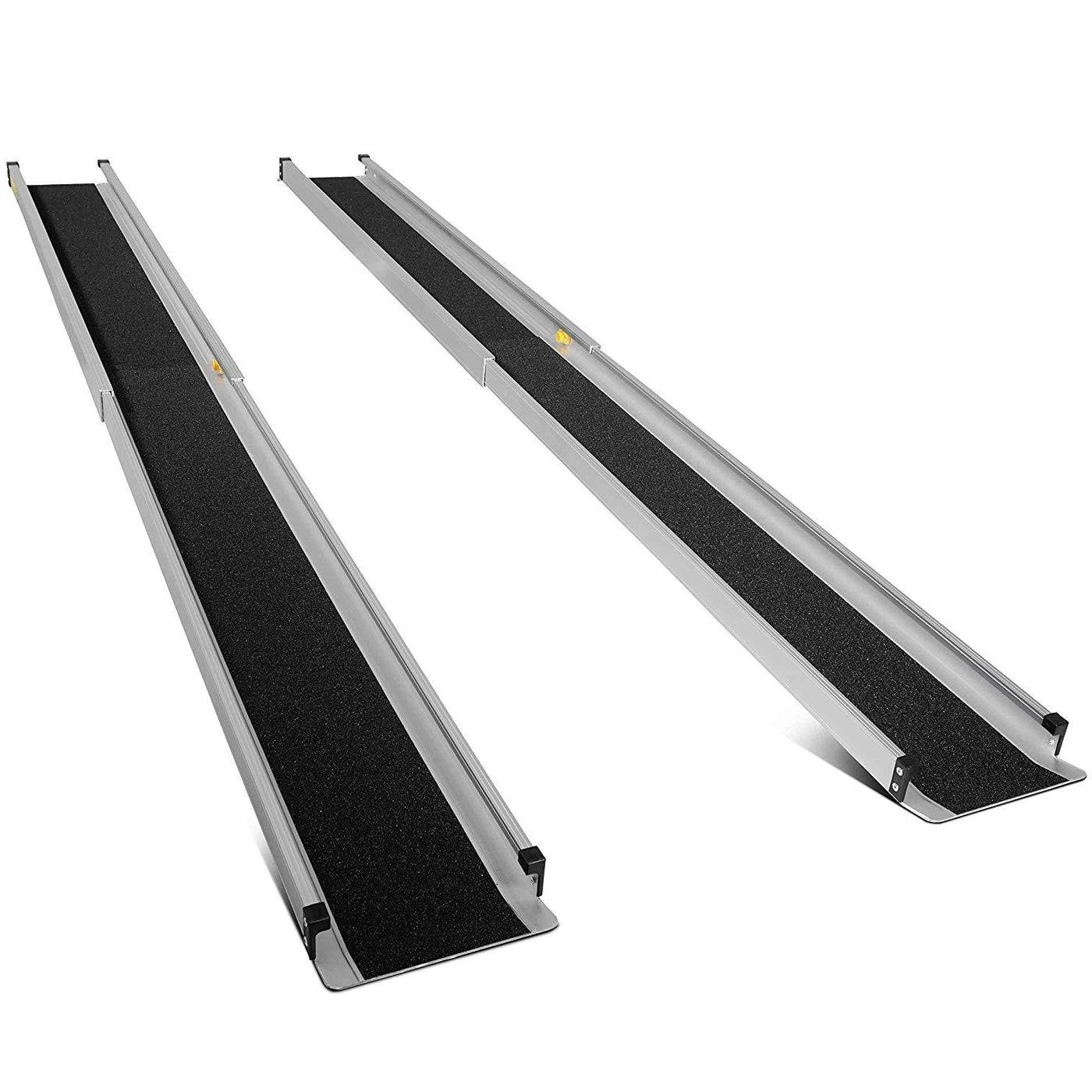 LIGHTWEIGHT RETRACTABLE RAMP- TRAVEL BUGGY – WHEELCHAIR WORKS